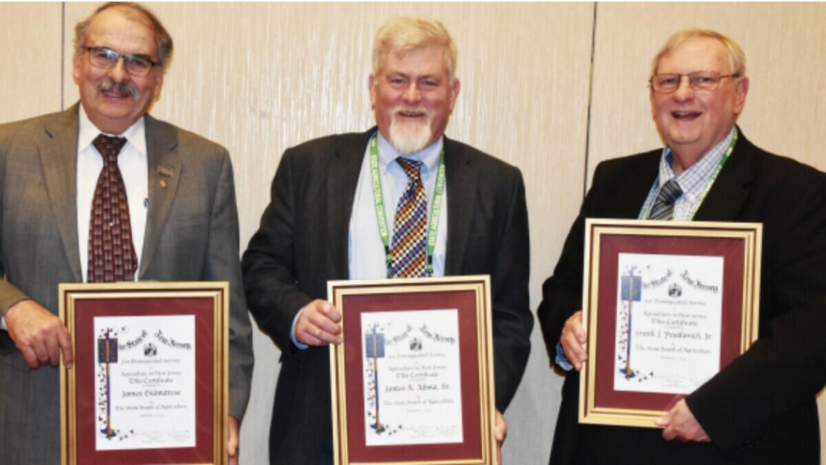 New Jersey Agricultural Leaders Honored for Distinguished Service