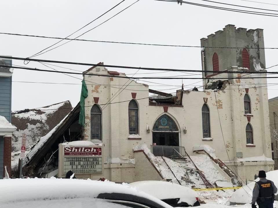 Church Building Collapses in Newark