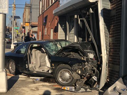 Car into structure News