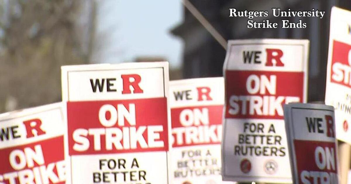 BREAKING: After 5 Days on Picket Line, Rutgers University Strike Ends