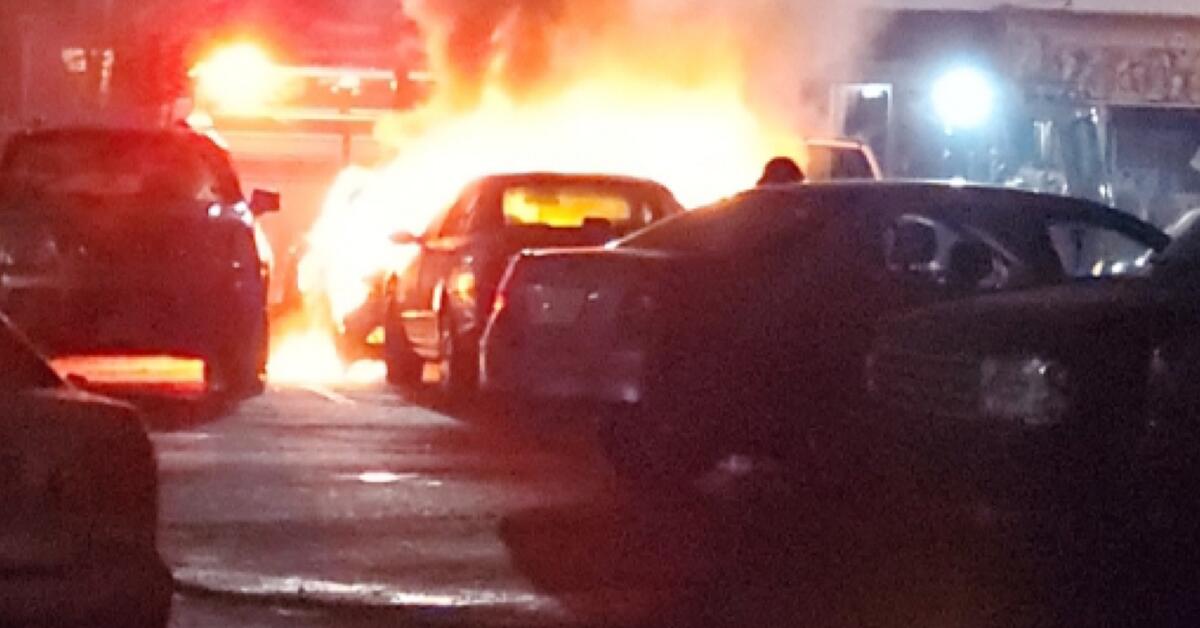 Firefighters Extinguish Overnight Car Fire in East Orange