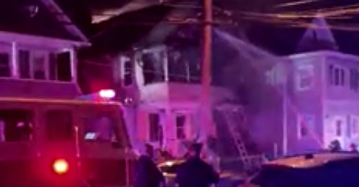 Firefighters Battled Late-Night House Fire in Elizabeth