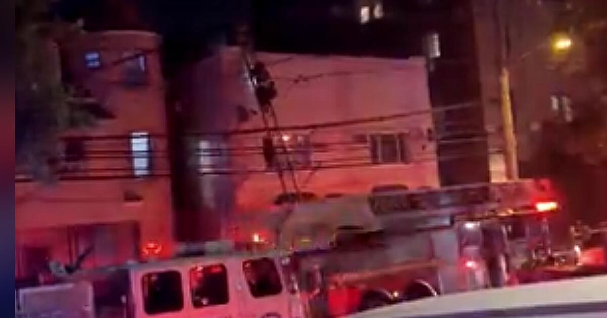 Newark Firefighters Extinguish Two-Alarm Building Fire