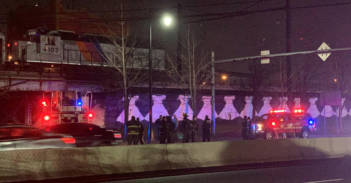 NJ Transit Officials Investigate Train Fire in Newark