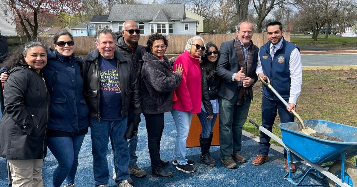 Construction Begins on Edison’s First Community Garden