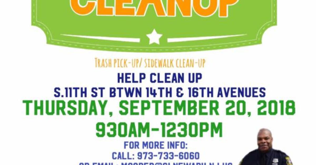 Newark Police Needs Volunteers for Project to Help Keep Newark Clean