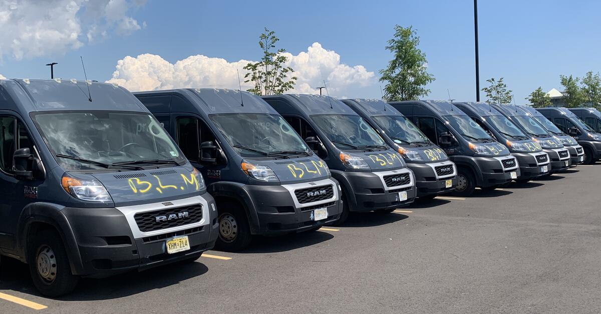 Vans for Black Owned Independent Amazon Delivery Service Vandalized in ...