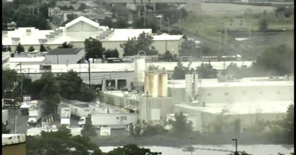 UPDATE: Two Minor Injuries in East Rutherford Chemical Reaction Fire