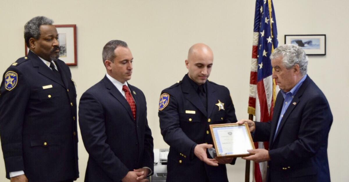 Community Merit Award For Essex County Sheriffs Detective Who Foiled