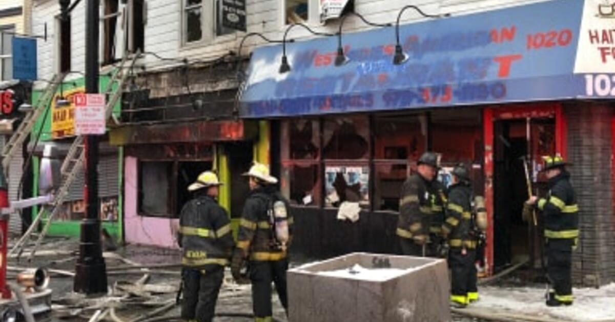 Two-Alarm Fire Injures Firefighter in Newark