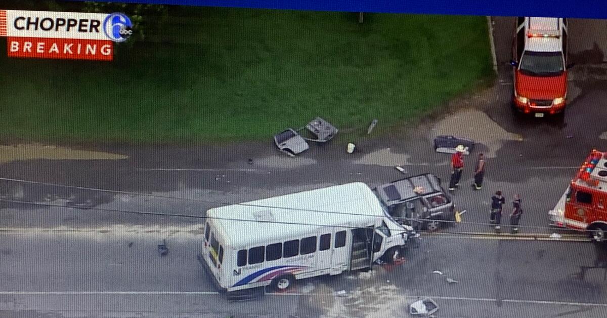 NJ Transit Access Link van, SUV Head-On Crash Leaves Man Dead in Camden ...