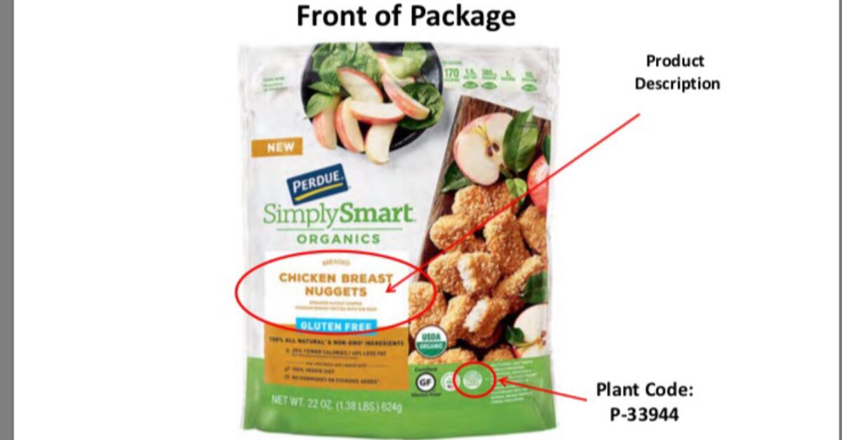 Perdue Foods LLC Recalls Chicken Nugget Products Due to Possible ...