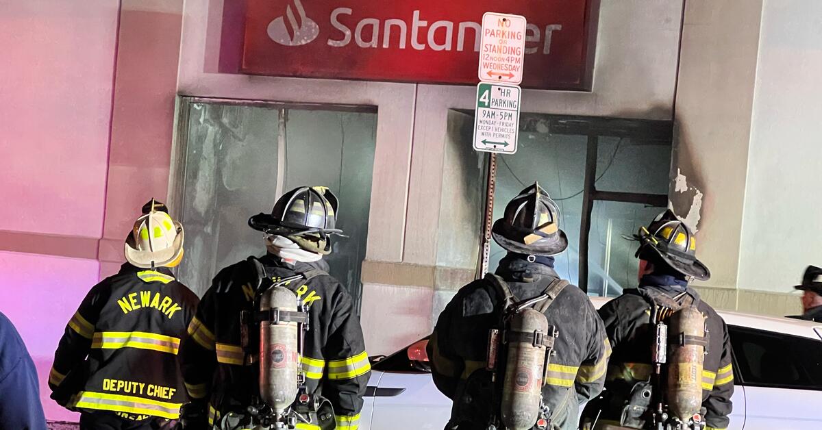 Early Morning Fire Erupts Inside Newark Ironbound Bank