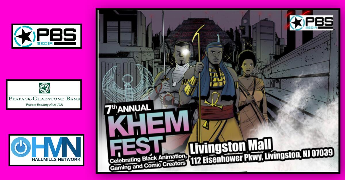 Khem Fest Celebrates Black Animation, Creative Comics at Livingston Mall