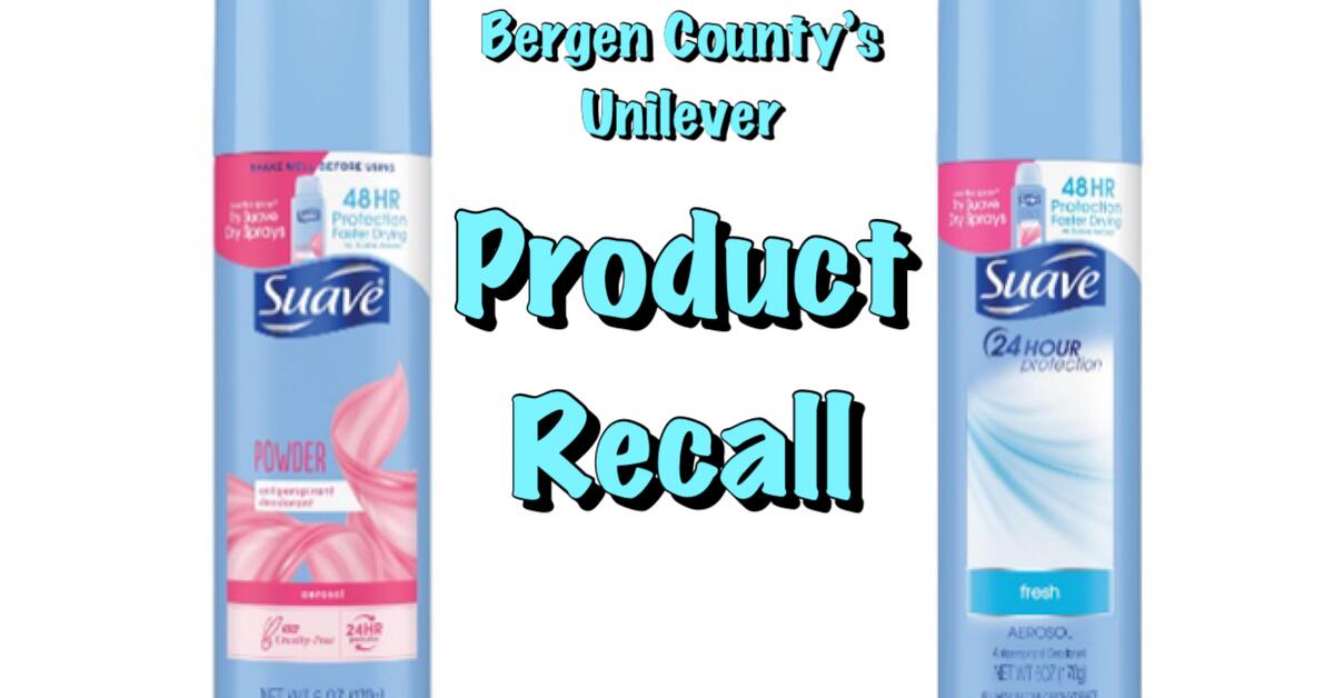 Nationwide Recall of Bergen County Company Unilever’s Suave Due to ...