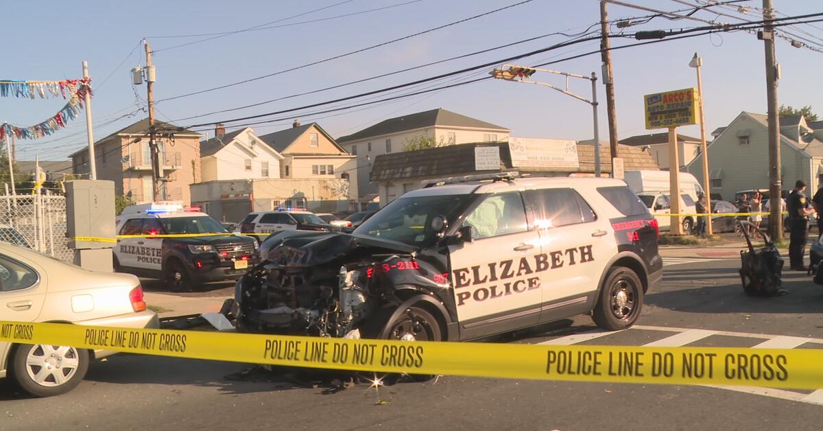 Police Officer, Two Civilians Injured in Elizabeth Car Crash
