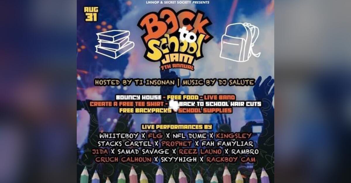 7th Annual “Back To School Jam" to Happen in Irvington Township