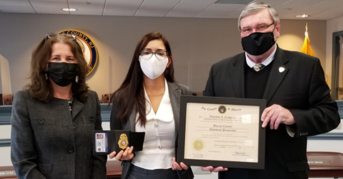 Morris County Prosecutor Swears in New Assistant Prosecutor