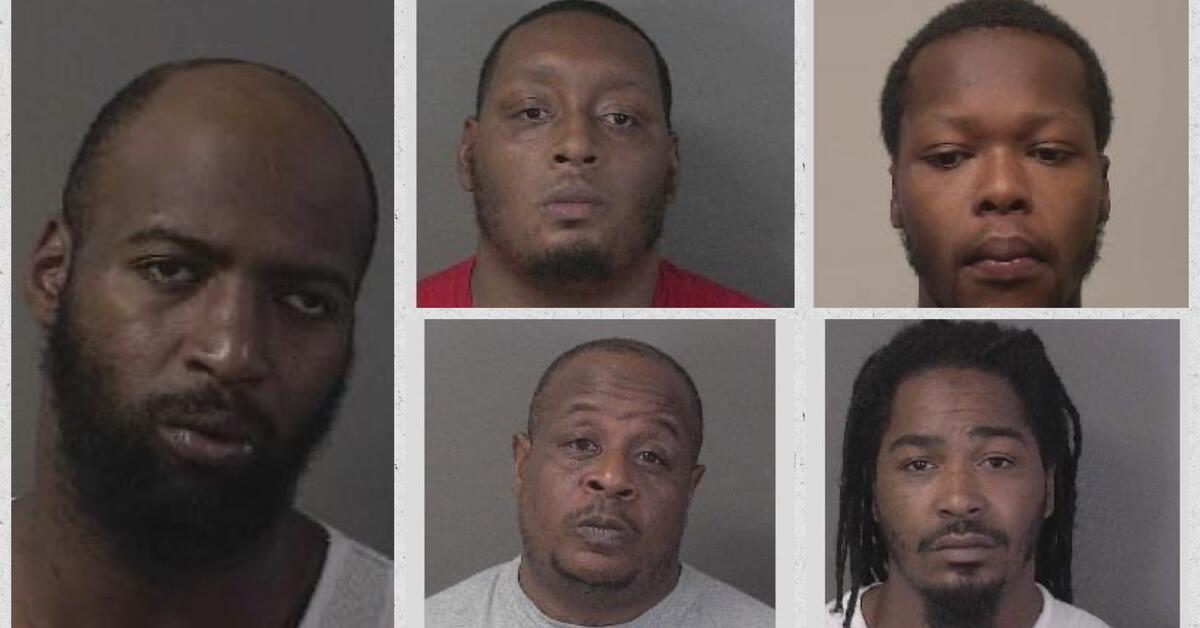 Five New Jersey Men Charged with Shots Fired Incidents