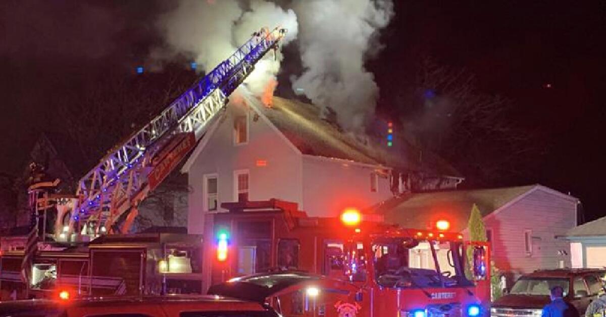 Injuries Reported in Carteret House Fire