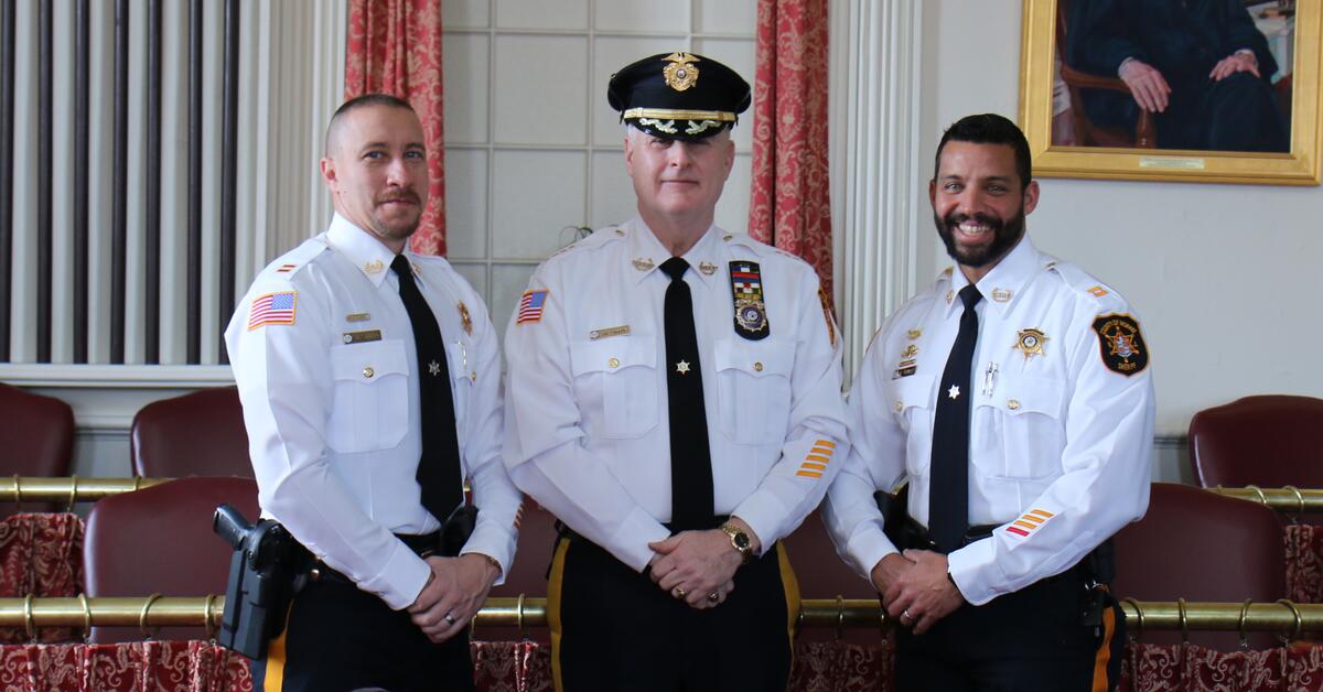 Morris County Sheriff Anounced the Promotion of Detective Captains
