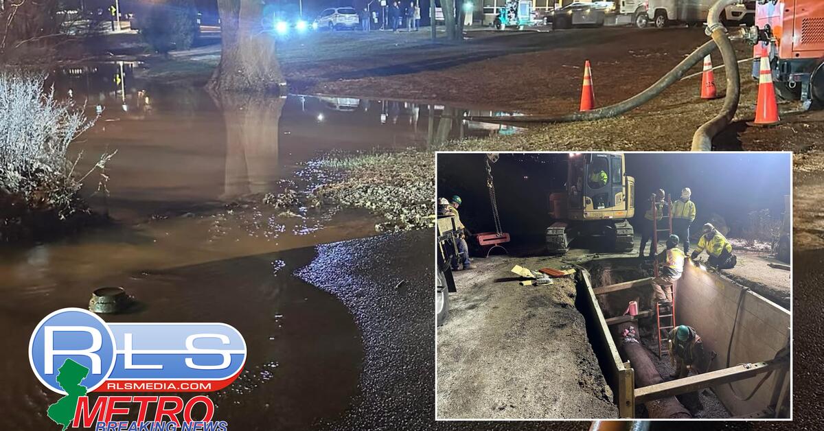 Water Main Break in Edison Leaves Residents Without Water