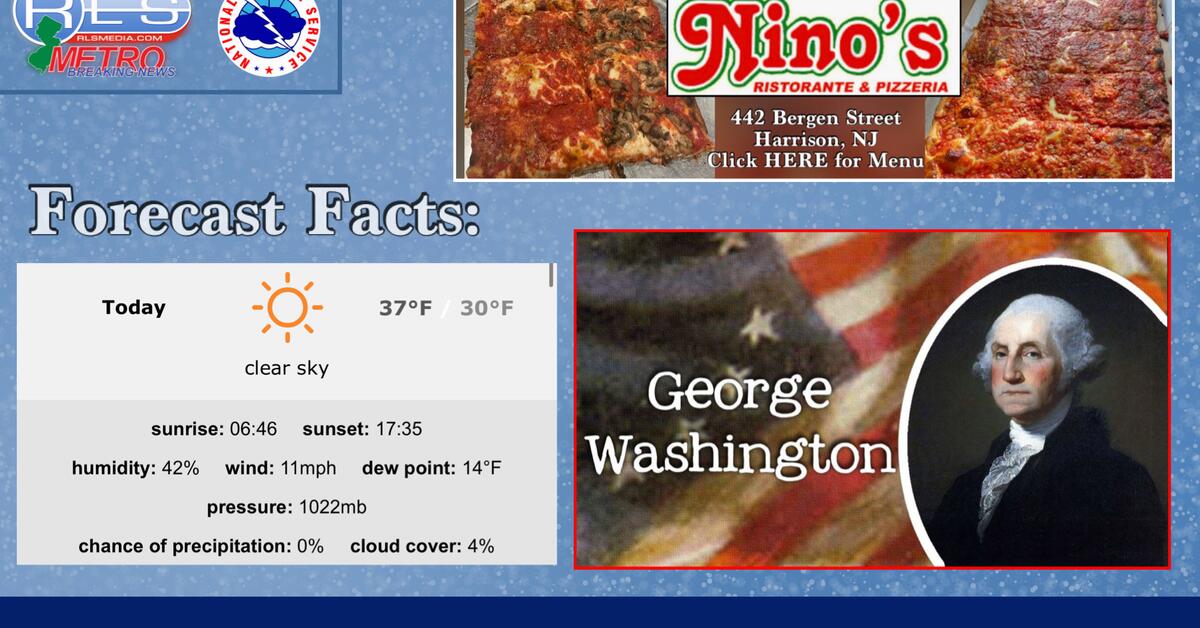 NWS: Newark, North Jersey Region Transitions to Slightly Warmer and ...