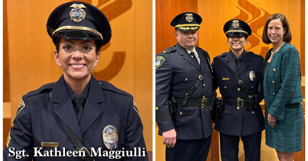 Summit Police Celebrate Historic Promotion of First Female Sergeant