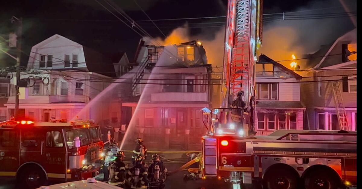 UPDATE: Massive Fire Displaces 67 in Newark; Firefighters Injured in ...