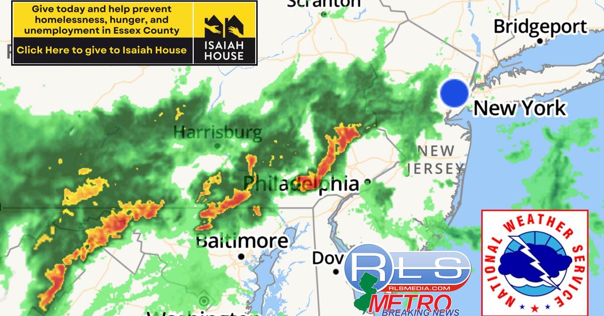 Warm Start to Friday in Newark as Morning Showers Move In