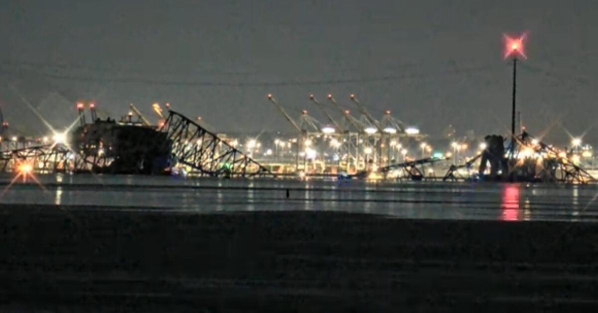 RESCUE EFFORTS: Baltimore's Francis Scott Key Bridge Collapses After ...