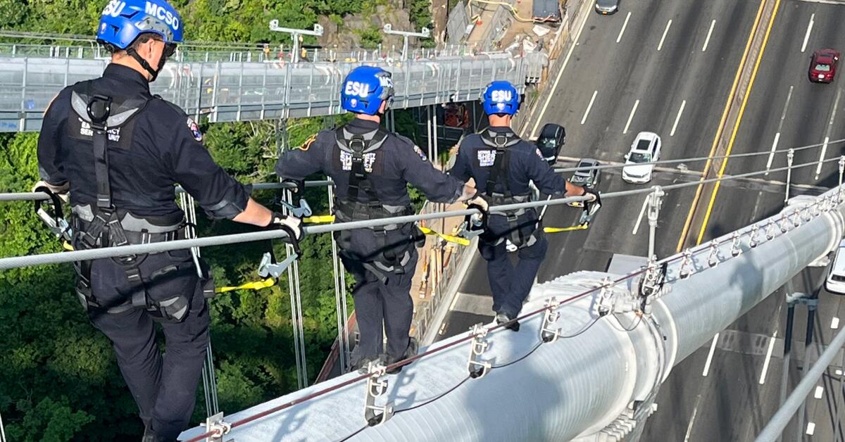 Morris County Sheriff's Office ESU Enhances Skills with PAPD, NYPD On GWB