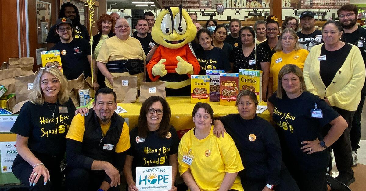 Cheerio's ‘Buzz the Bee’ Joins NJ ShopRite in Food Drive Benefiting ...