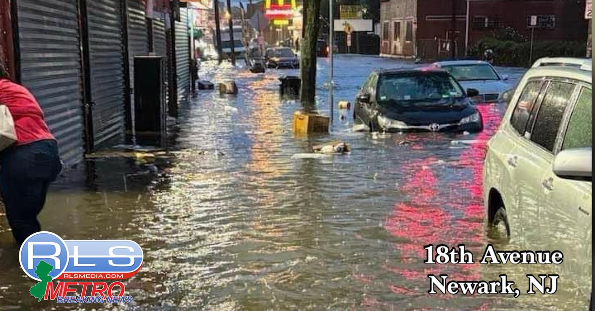 Torrential Rains Flood Newark Neighborhoods, Disrupt Garden State Parkway