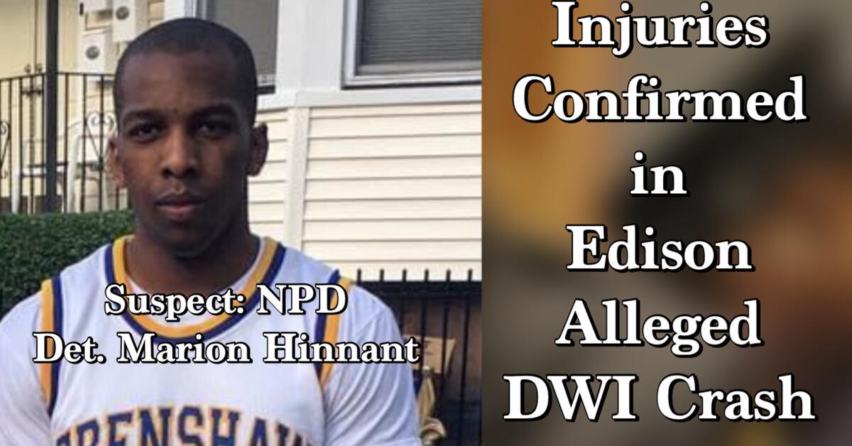 Newark Detective Suspended Without Pay Following Alleged DWI Crash in ...