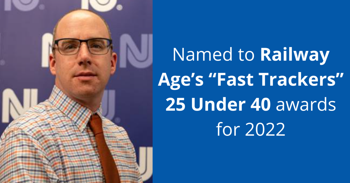 NJ TRANSIT Employee Receives Distinguished Trade Publication Award