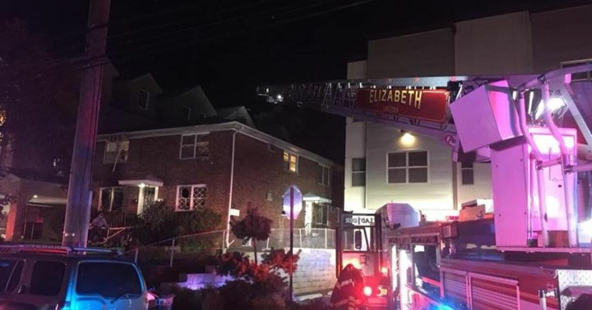 Firefighters Knocked Down Elizabeth Building Fire