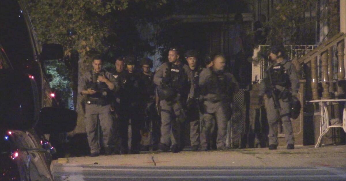 Large Police Presence Descends on Neighborhood in Harrison