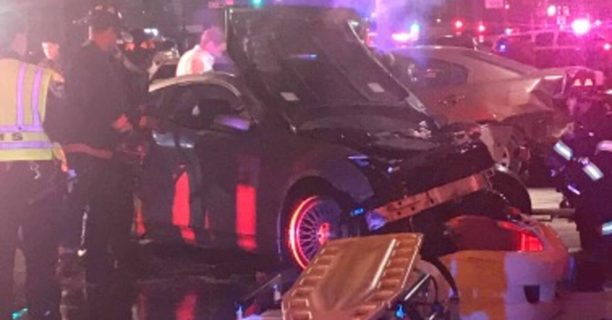 Two Injured in Route 1&9 Car Crash in Elizabeth