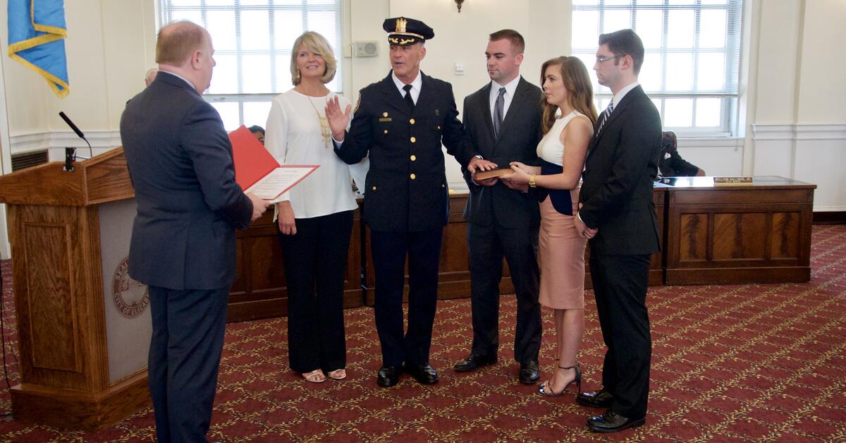 New Elizabeth Police Chief Sworn In