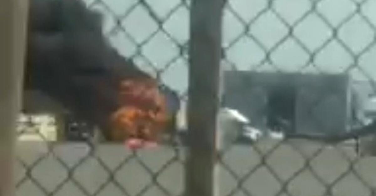 Firefighters Extinguish Tractor Trailer Fire at Elizabeth Port