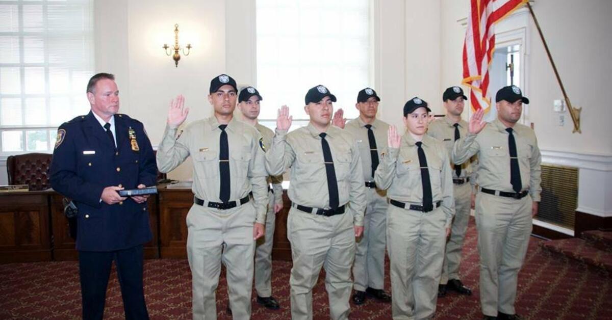 Seven New Officers Sworn in to Elizabeth Police Department
