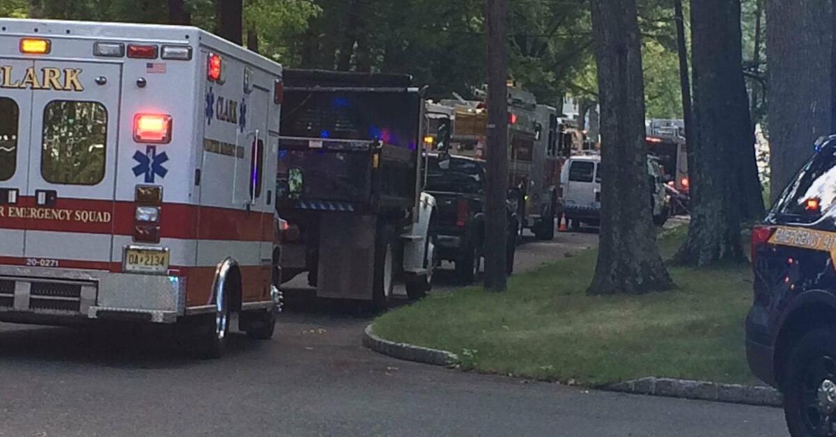 Firefighters Respond to Gas Explosion in Clark