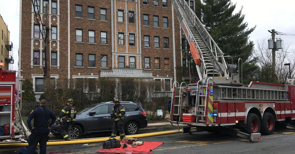 Firefighters Battle Three-Alarm Fire Inside Apartment Building