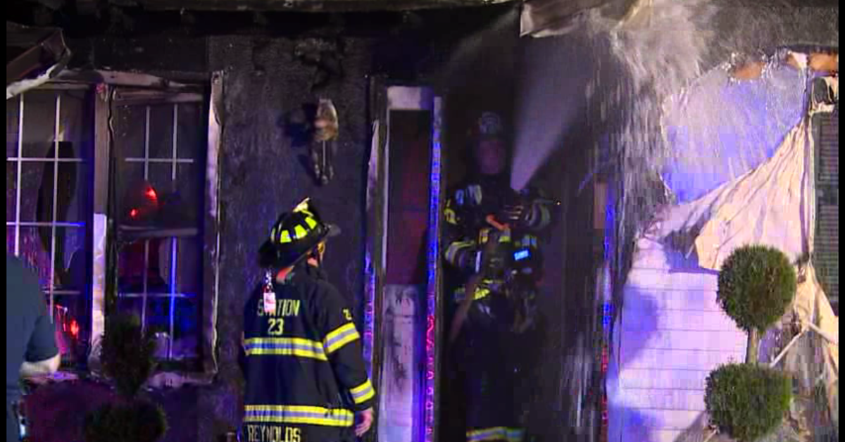 Three-Alarm Fire Destroys Brick NJ House
