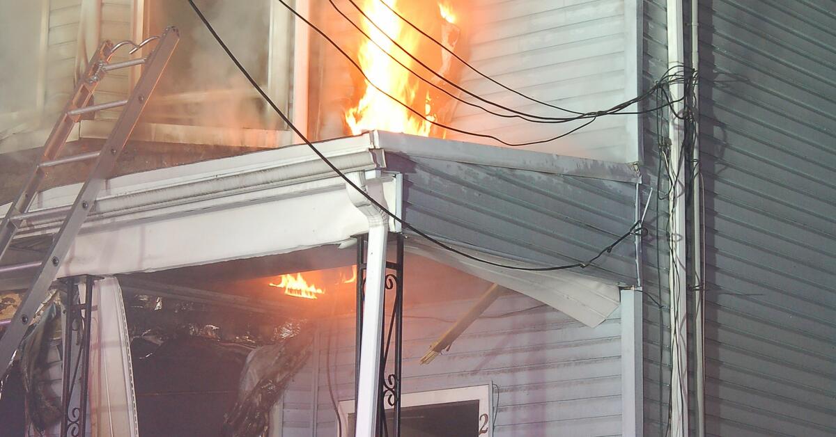 Three-Alarm Fire Destroys House in Paterson