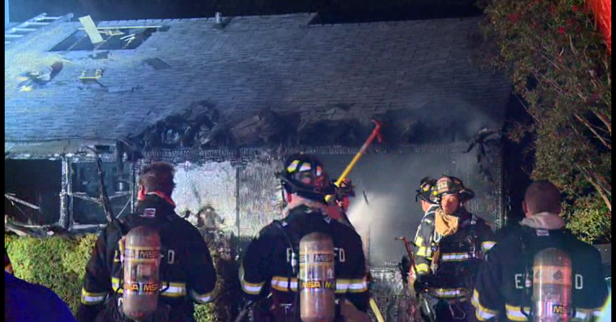 Two-Alarm Fire Destroys Edison House; Injuries Reported