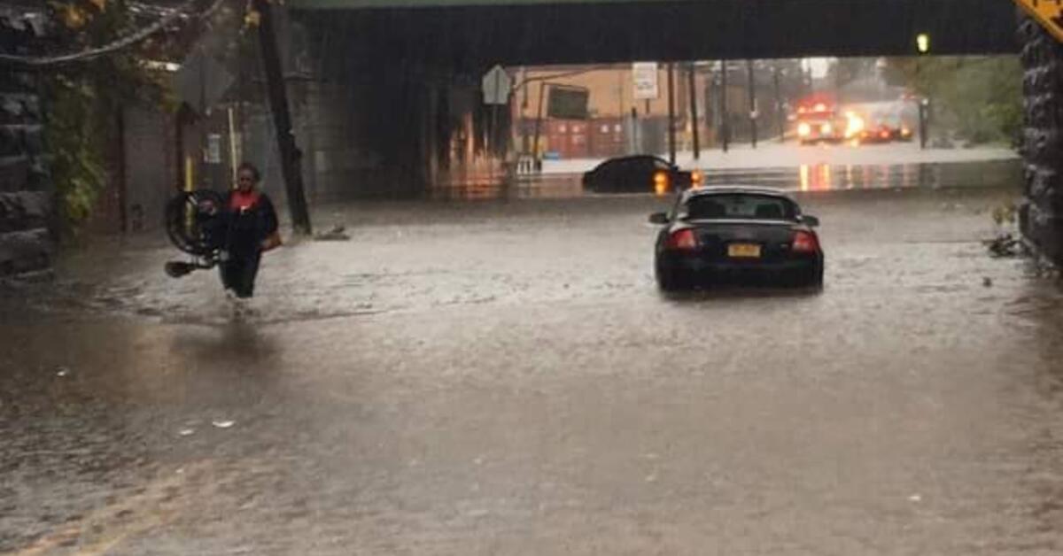 Several Streets Flooded in Newark
