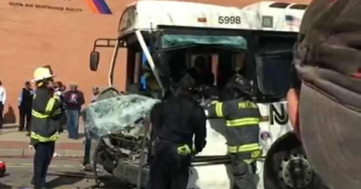BREAKING MAPLEWOOD NJ: Serious Injuries Reported in NJ Transit Bus Crash