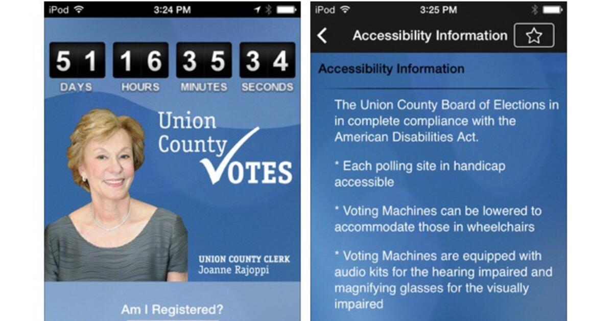 Union County Can Now Access 2014 Election Info with One Simple App